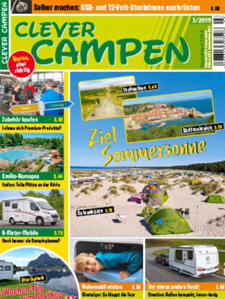 Clever Campen Abo für 18,50 € bestellen - Abo24