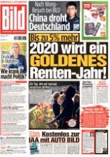 Bild Zeitung Abo für 354,40 € mit 112,32 € Rabatt bestellen - Abo24