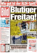 Bild Zeitung Abo für 292,00 € mit 93,60 € Rabatt bestellen - Abo24